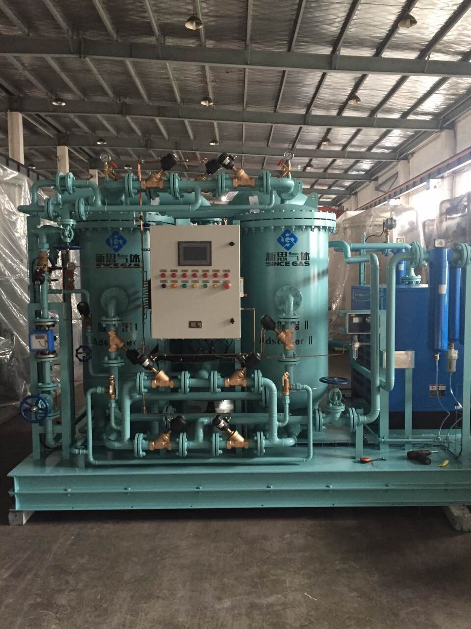 N2 Gas Membrane Nitrogen Generator For Food / Pharmaceuticals Industry